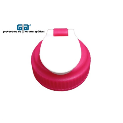 TAPA CONTRA TAPA ROSA FUERTE CON BLANCO