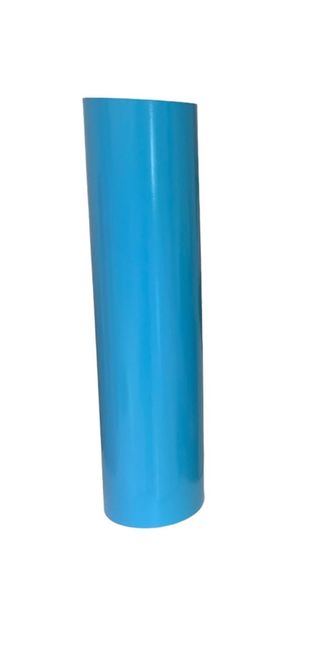 VINIL PARA CORTE AUTOADHERIBLE ADHESIVO AZUL CLARO ECG 61.0 CMS X 1 MT