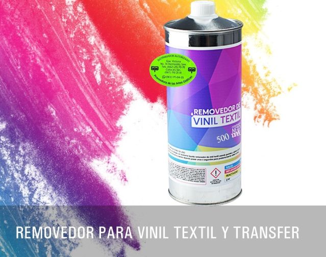 REMOVEDOR PARA VINIL TEXTIL Y TRANSFER 500 ML LIQUIDO