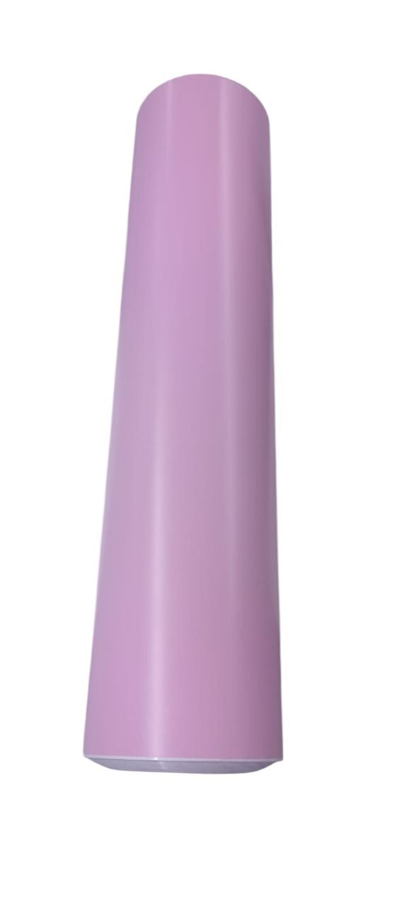 VINIL PARA CORTE AUTOADHERIBLE ADHESIVO ROSA CLARO MATE .61 X 1 MT ECG