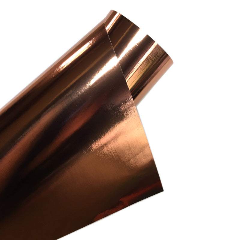 Papel Con Brillo Color Bronce Oscuro