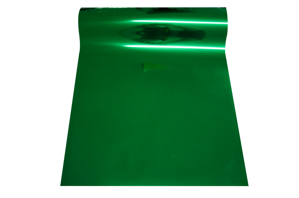 VINIL PARA CORTE AUTOADHERIBLE ADHESIVO METALICO VERDE ESPEJO ECG 61.0