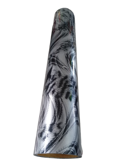VINIL TEXTIL NEGRO Y GRIS MEZCLADO 50 CMS X 1.0 MT.