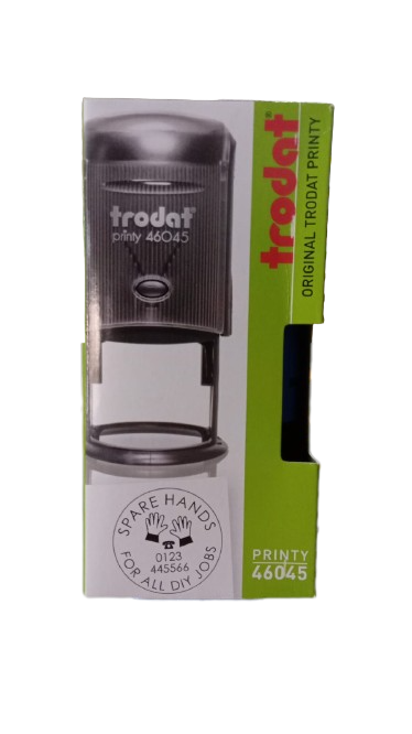 TRODAT REDONDO 4645 MEDIDA 45 MM TINTA NEGRO AUTOENTINTABLE